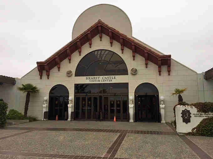 The grand entrance welcomes visitors to explore one of California's most spectacular estates and its fascinating history within.
