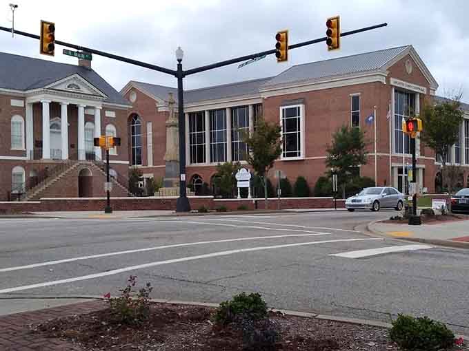 Lancaster's stately civic buildings showcase traditional architecture that commands respect without demanding attention, dignified and welcoming at once.