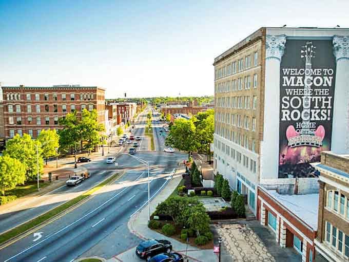 That bold mural welcomes you to a city where Southern pride meets genuine affordability and charm.