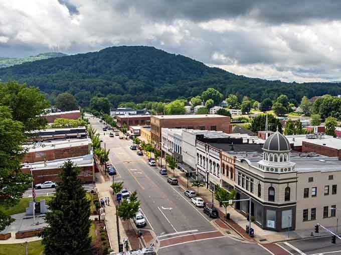 Marion's mountain backdrop makes every trip downtown feel like a postcard moment without the tourist prices.