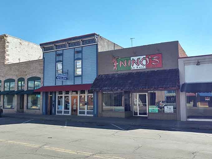 Monte Vista's storefronts blend old and new with the casual confidence of someone who knows exactly who they are.