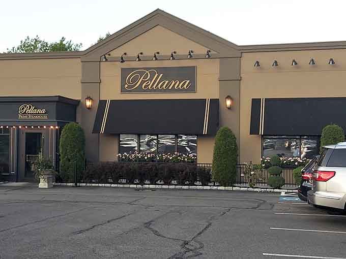 Pellana's understated elegance proves you don't need marble columns when your steaks do all the talking for you.