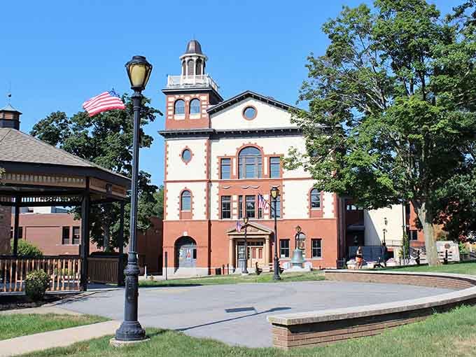 The grand Victorian architecture and distinctive tower make this abandoned opera house look like it's waiting for one final performance.