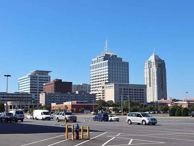 Those gleaming towers rising against blue sky prove that Virginia Beach offers more than just sand and surf.