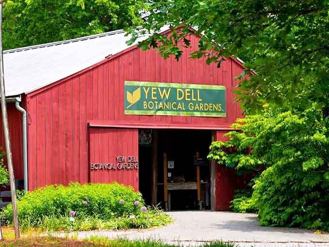 This cheerful red barn proves that botanical gardens don't have to be stuffy&mdash;just beautiful and welcoming to all.