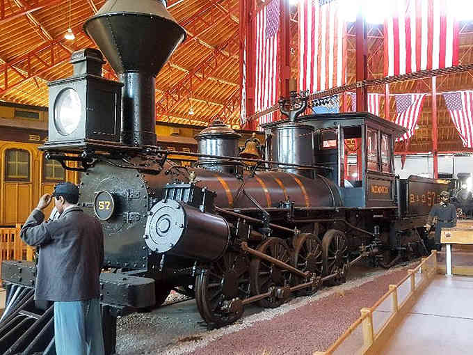 The craftsmanship on this antique engine rivals anything you'd find in a fine art museum, just shinier and more fun.