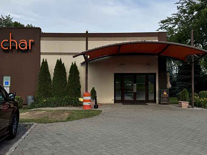 The modern architecture hints at what's inside: innovative takes on classic cuts, prepared with precision.