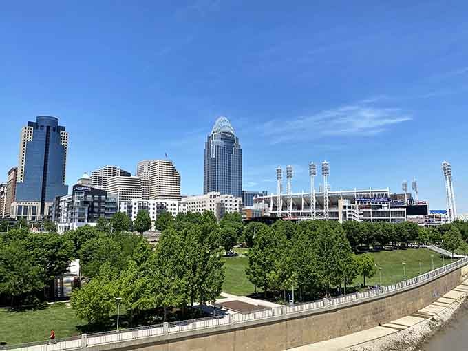 That riverside green space proves you can have both city energy and peaceful places to catch your breath.