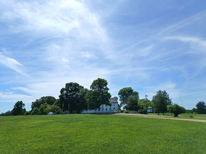 This simple colonial home on a hilltop witnessed one of the most dramatic nights in our nation's past.