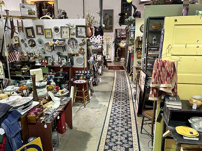 Runner rugs guide you through memory lane past collectibles that'll have you saying "My grandmother had one of those!"