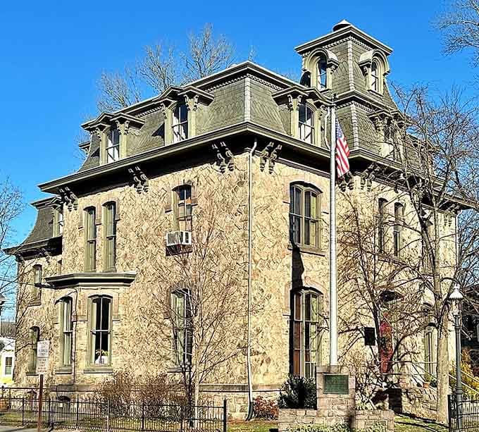 This stunning Victorian mansion showcases the historic architecture that makes Lambertville such a charming place to call home during retirement.