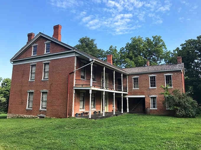 Classic brick architecture with welcoming porches invites you to slow down and savor small-town Missouri living.