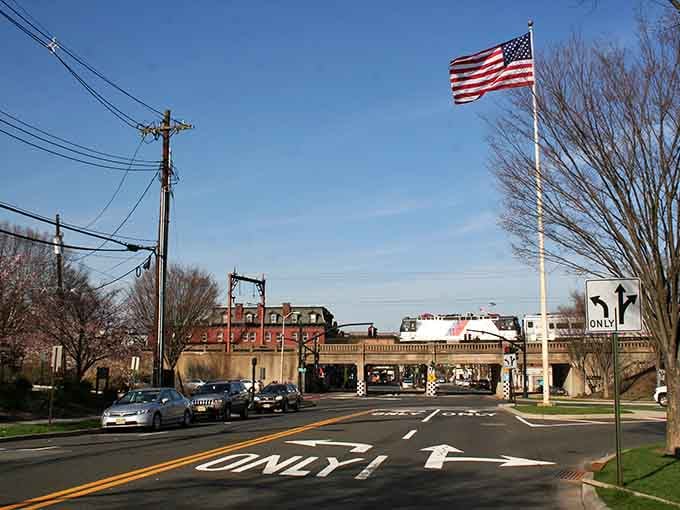 That bridge spanning Madison's street is pure functional beauty, connecting neighborhoods with industrial-era grace and strength still standing.