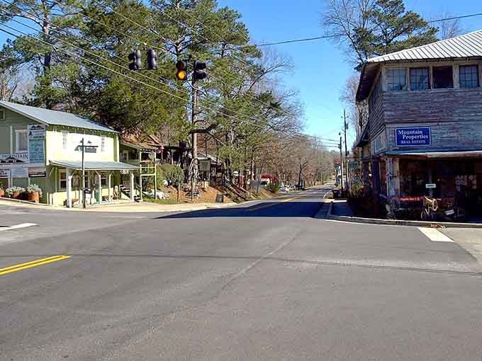 Mountain roads curve gently past local shops where the pace is slower and the welcome is warmer.