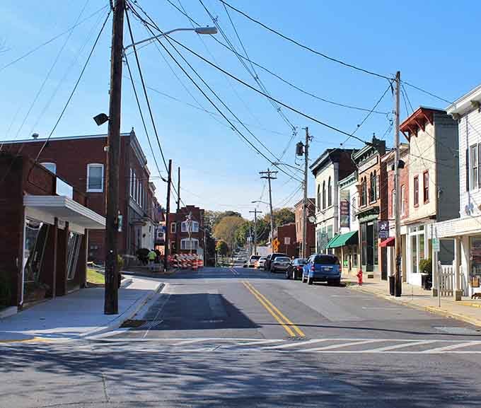 Buildings painted in cheerful colors make every day feel like a celebration of community.