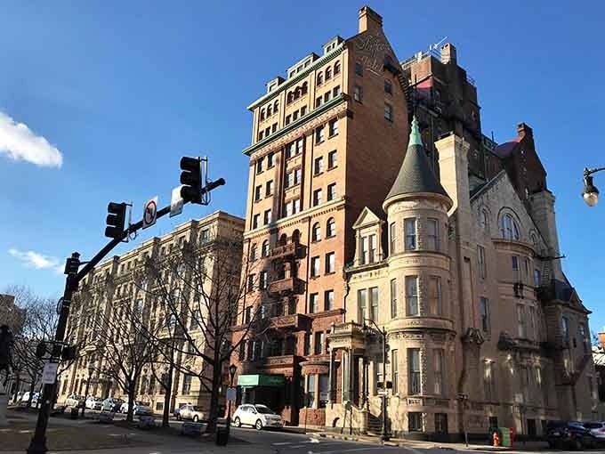 Ornate turrets and Beaux-Arts details prove Baltimore's architects studied in Europe and brought home all the best ideas.