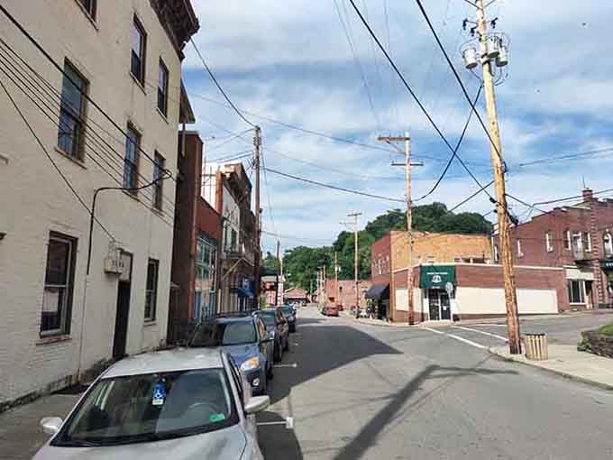 Historic storefronts line quiet streets where parking spots outnumber the stress in your life by plenty.