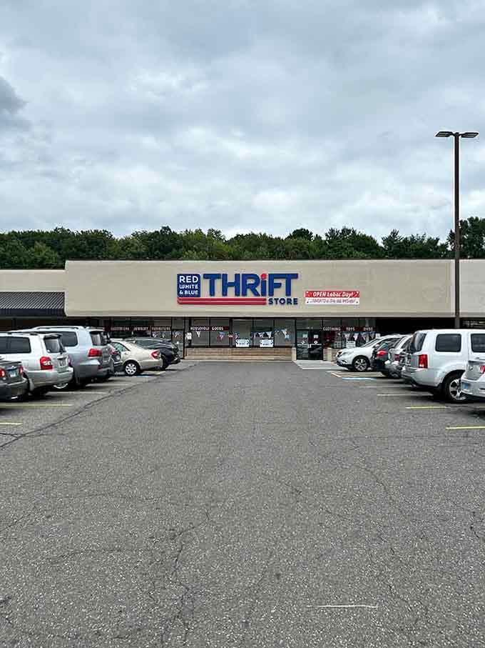 That packed parking lot tells you everything you need to know about the deals waiting inside these doors.