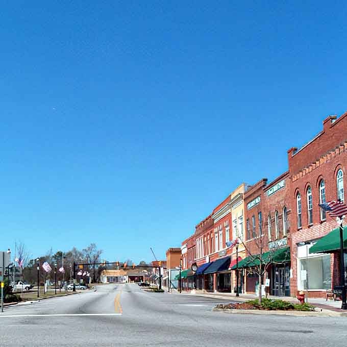 These brick storefronts have witnessed generations of stories, each window holding memories like treasured family photographs.