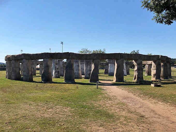 Walk right up to these massive stones and touch history—well, a fun recreation of it that's way more accessible.
