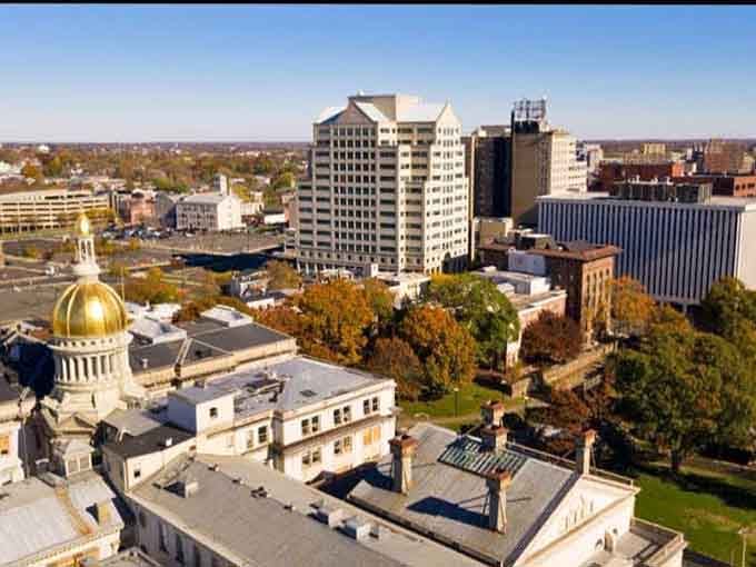 That golden dome isn't just decorative&mdash;it's the State House, reminding you that living in the capital doesn't require capital.