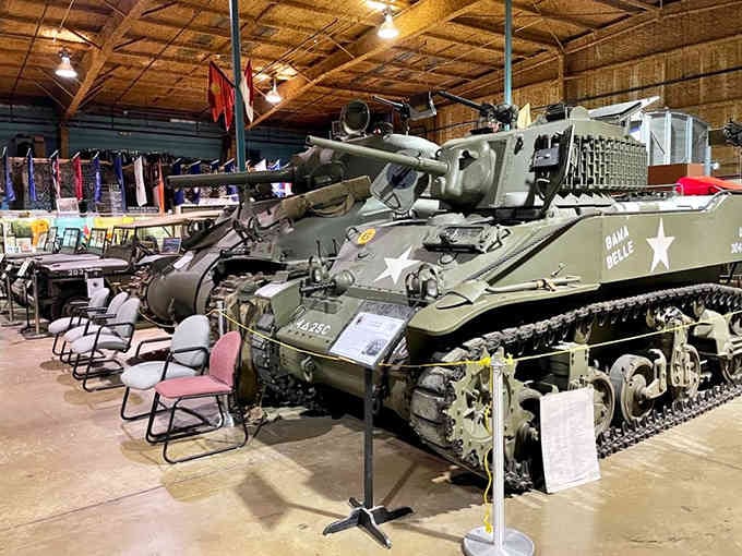 Tanks stand ready to share their history with anyone willing to listen and learn.