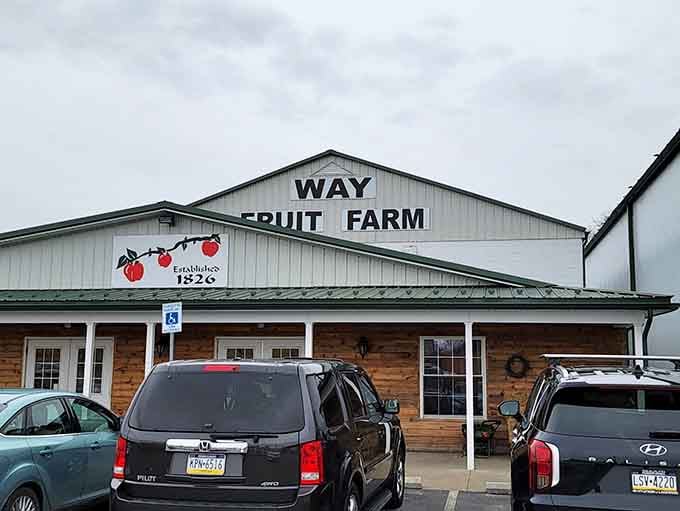 That "Established 1826" sign isn't just decoration, it's proof that some places have been getting fruit right for nearly two centuries.