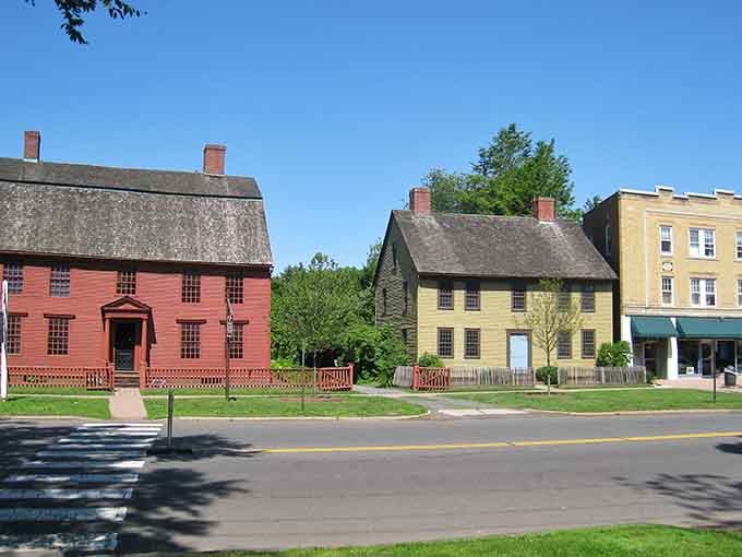 Wethersfield's historic heart beats strongest from this bird's-eye view, where past and present dance together in perfect harmony.