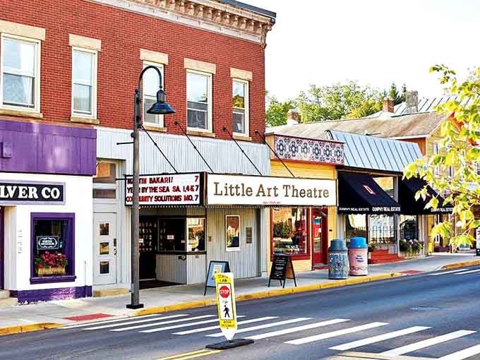 Classic storefronts and the Little Art Theatre remind us that main streets still have magic worth discovering.