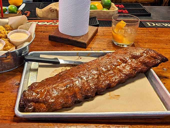 These glistening baby back ribs are so tender they practically surrender before you even pick them up.