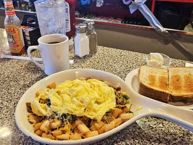 This breakfast skillet packs enough protein and flavor to fuel your entire day, possibly tomorrow too.