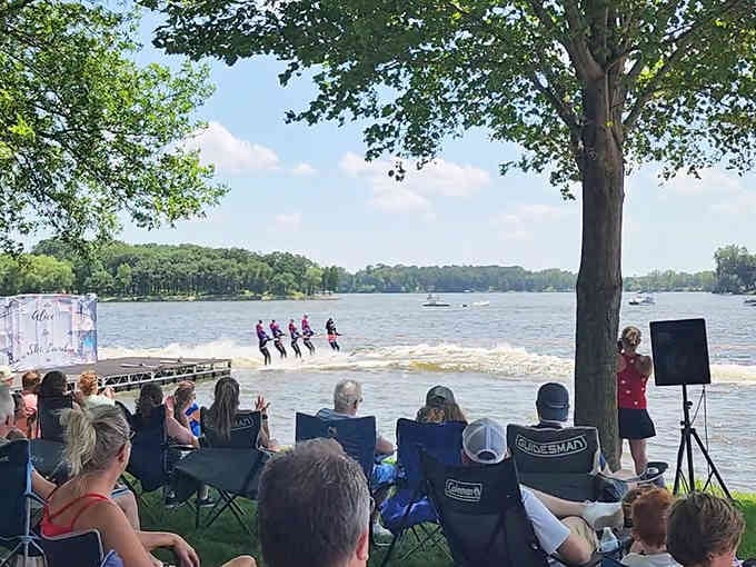 Summer water shows draw crowds to Albert Lea's lakefront for entertainment that won't drain your wallet.