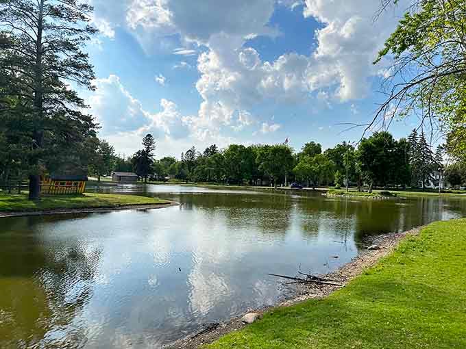 A peaceful lakeside park where you can contemplate whether Vikings really fished these same waters centuries ago.