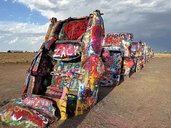 Cadillac Ranch: where spray-painting cars is encouraged and your inner rebel finally gets permission to come out.