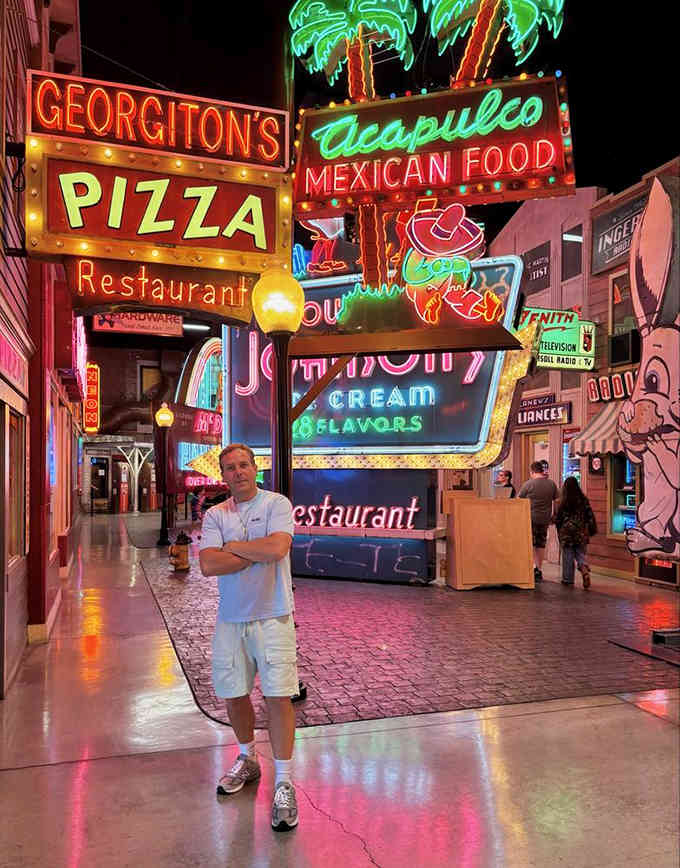 Visitors stand mesmerized by the glow, and honestly, who could blame them for stopping to soak it all in?