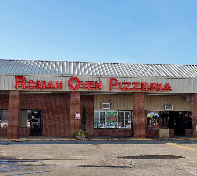 Roman Oven Pizzeria sits ready to settle the eternal debate about whether pizza counts as a vegetable in the South.