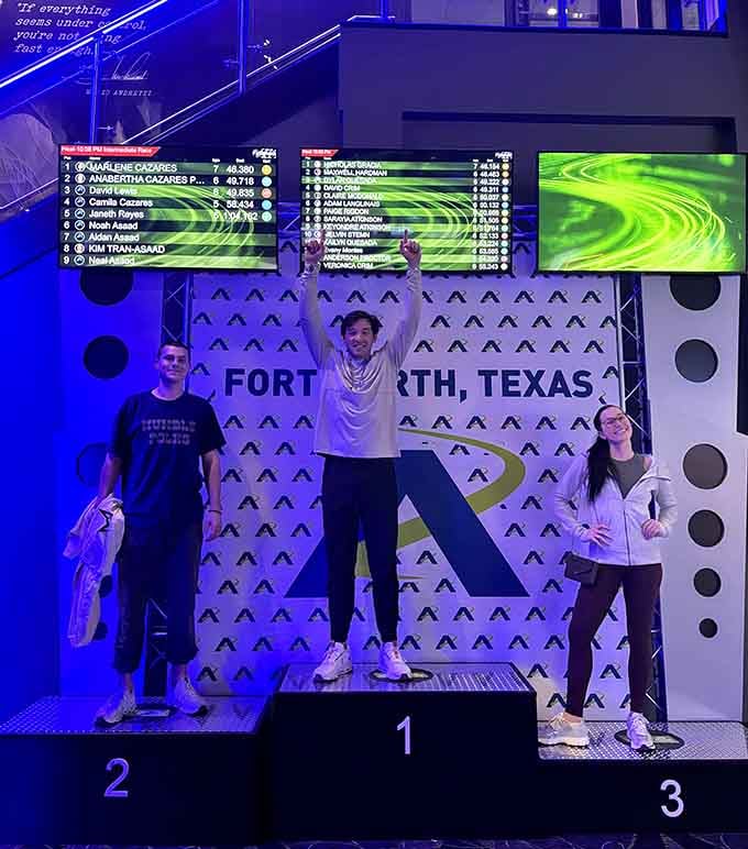 Standing on that podium feels better than finding an empty parking spot at the mall on Saturday.