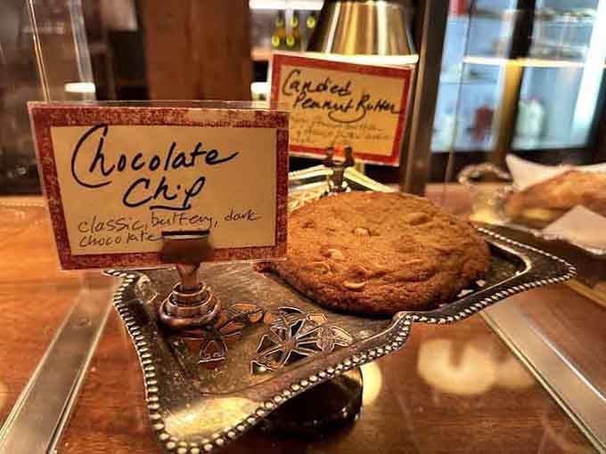 That chocolate chip cookie has more personality than most people you'll meet at the DMV.