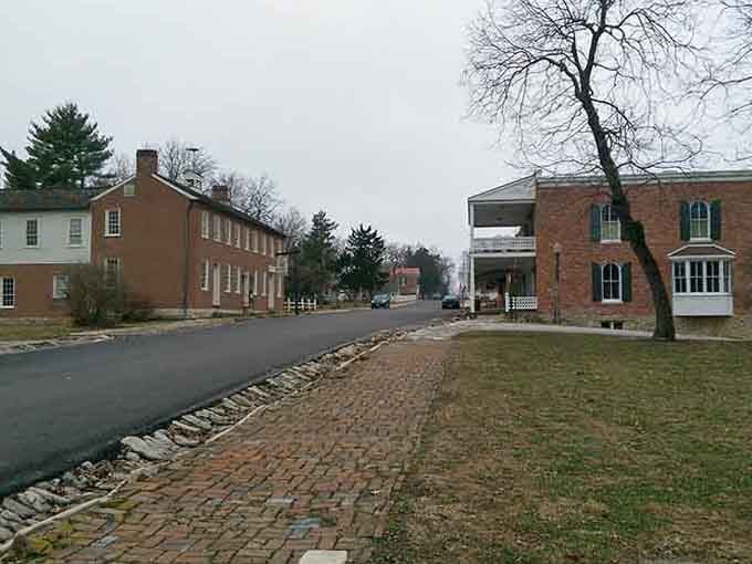 When the street is this wide, you know they were planning for something bigger than compact cars and Priuses.