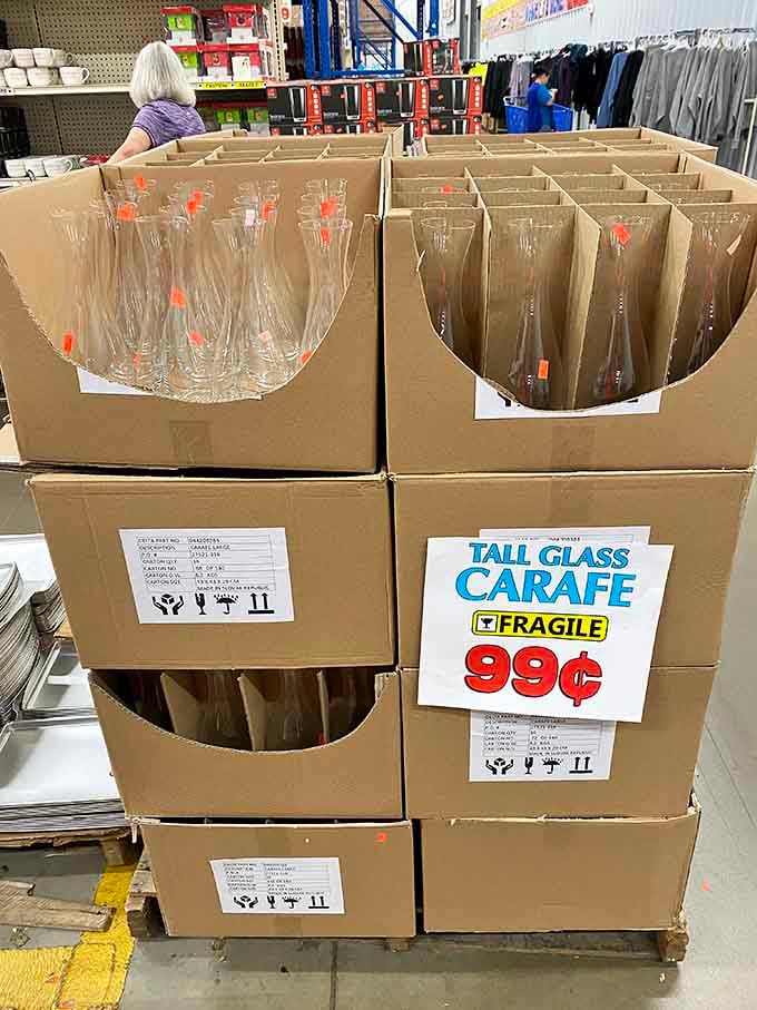 Elegant glass carafes at pennies on the dollar prove sophistication doesn't require a trust fund.