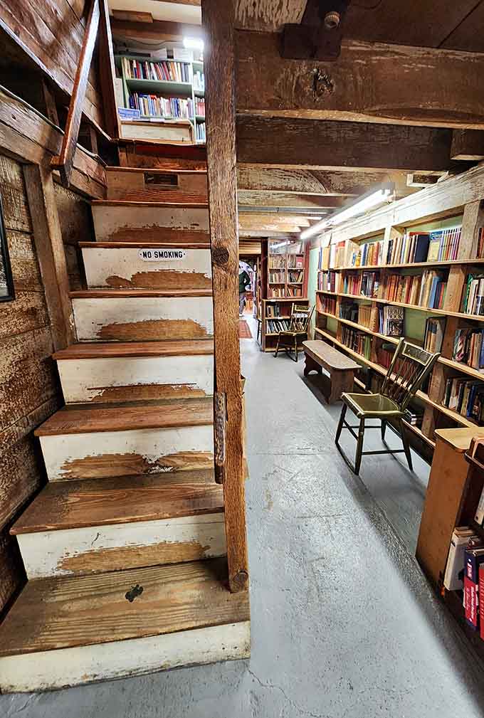 Those worn stairs have seen countless literary pilgrimages, and now it's your turn to climb.
