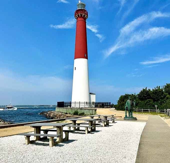 These picnic tables offer front-row seats to one of nature's greatest shows, no ticket required.