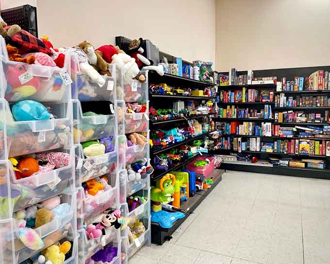 The toy section where childhood memories meet future playtime adventures at prices that won't break the bank.