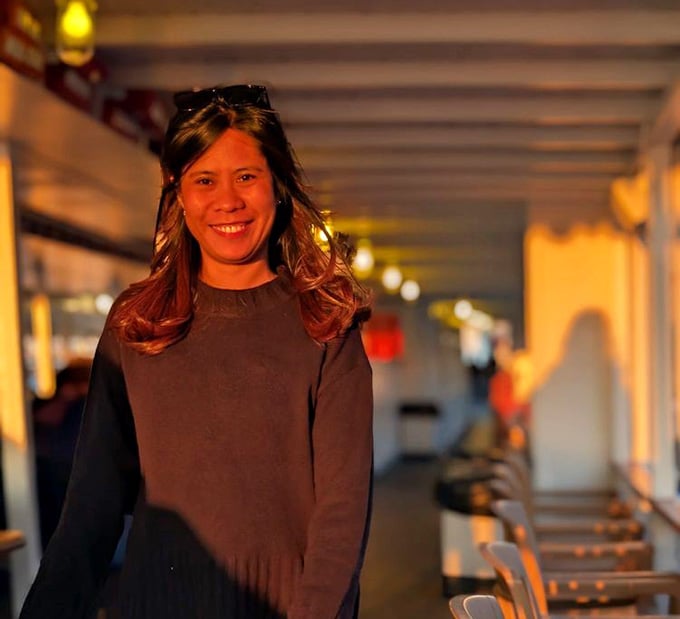That smile says it all: there's something magical about being aboard a genuine piece of floating history.
