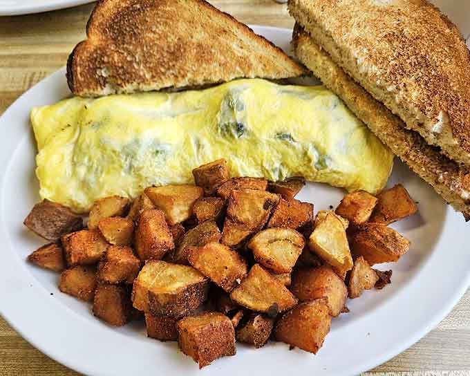 This veggie omelet proves that healthy eating doesn't mean sacrificing flavor or fun at the table.