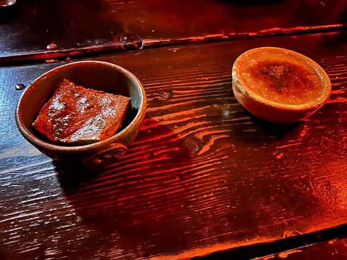 When your dessert looks like edible pottery and tastes like heaven decided to visit the Middle Ages.