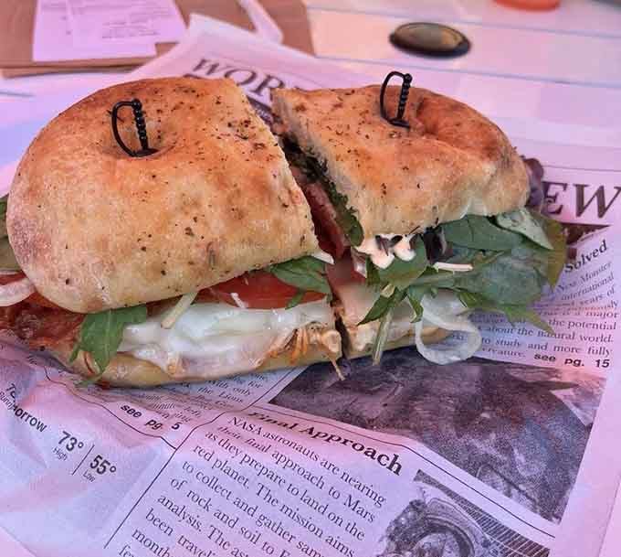 This Chipotle chicken situation on focaccia proves that sometimes spicy and sophisticated can share the same sandwich.