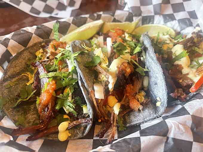 Tacos that prove fusion food doesn't have to be complicated, just thoughtfully delicious and beautifully executed.