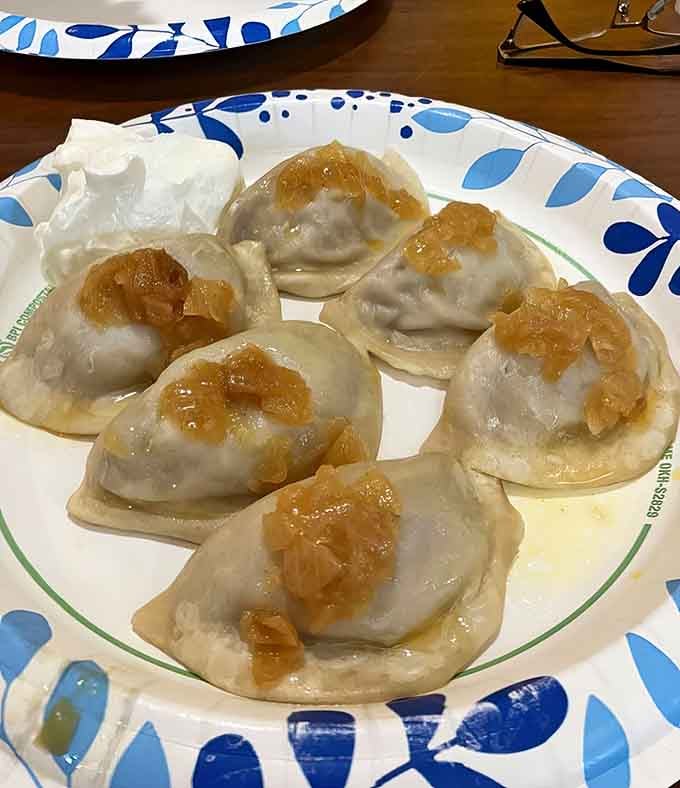 Those translucent dumplings glistening with butter prove that simple ingredients can create something absolutely magical when done right.