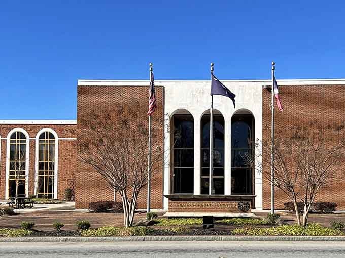 The M.S. Bailey Municipal Center blends civic pride with architectural elegance in classic South Carolina style.